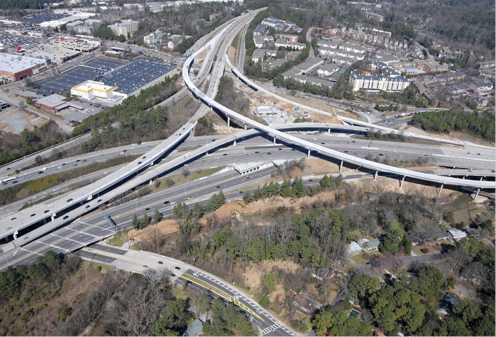 I-85/GA 400 Interchange Ramps and North Fork Creekside Trail Design-Build - BCC Engineering